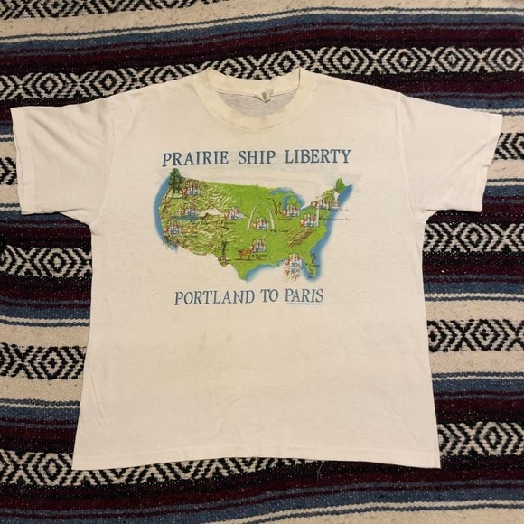 American Vintage | Shirts | Vtg 986 Prairie Ship Liberty Portland To ...
